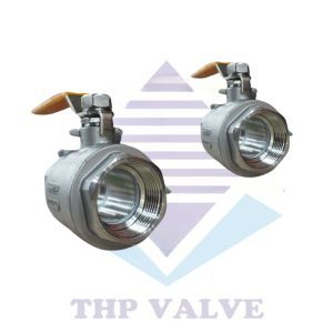 Van Bi DN32 Phi 42-1 ¼ Inch |Tay gạt, Inox304, Nối ren, PN10